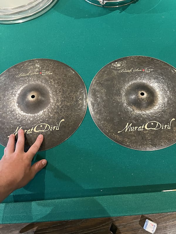Murat Diril Black Sea 14” hats | Reverb Canada
