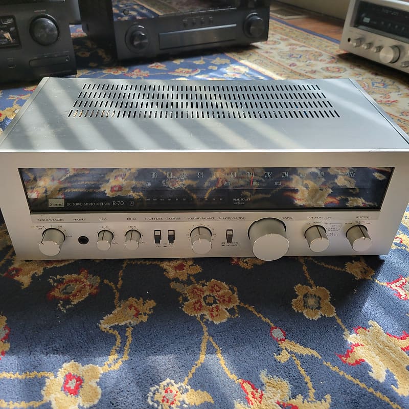 Sansui R-70 1979 - Silver | Reverb