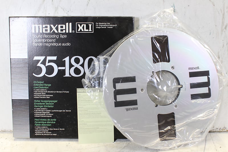 Maxell 35-180B 1/4" Sound Recording Tape | Reverb
