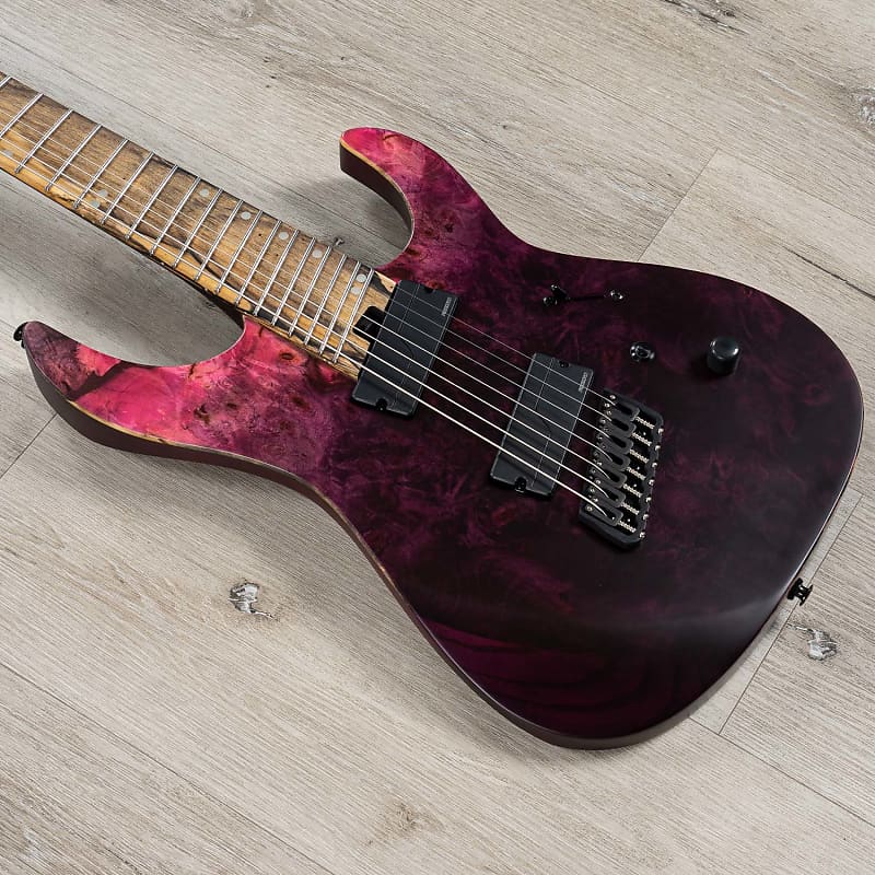 Legator Ninja N7FX 7-String Multi-Scale Guitar, Palemoon | Reverb