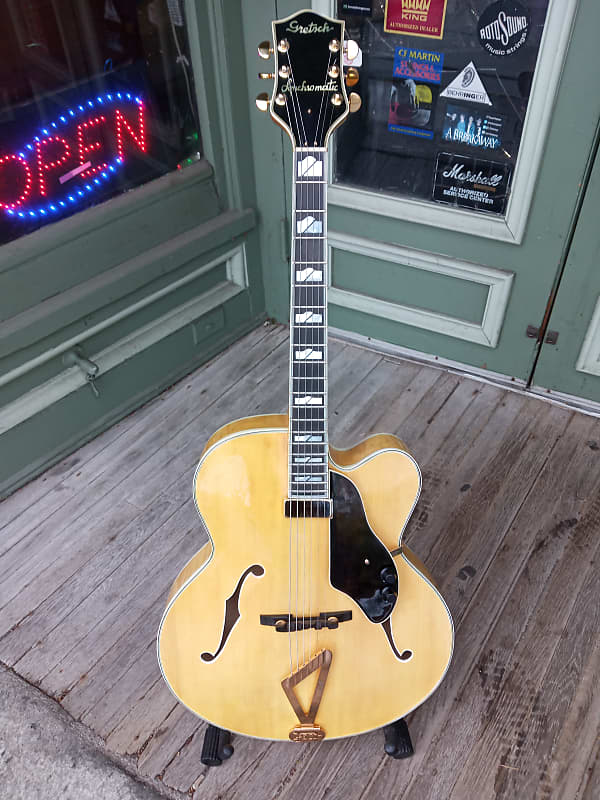 Gretsch Synchromatic Artchtop Guitar Late 1980's Natural | Reverb