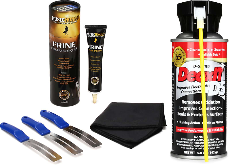 MusicNomad FRINE Fret Polishing Kit Bundle with CAIG | Reverb