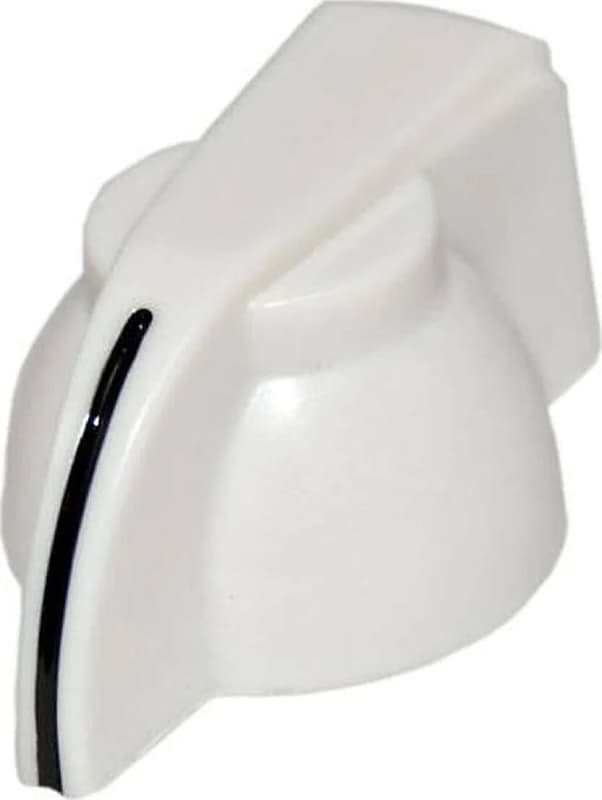 Mojotone Flat Topped White Chicken Head Knob | Reverb