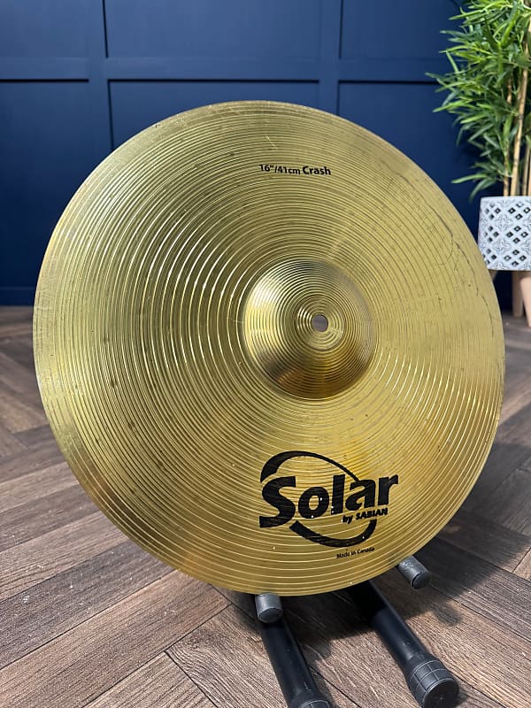 Solar by Sabian Crash Cymbal 16”/40cm / Drum Accessory #ME24 | Reverb