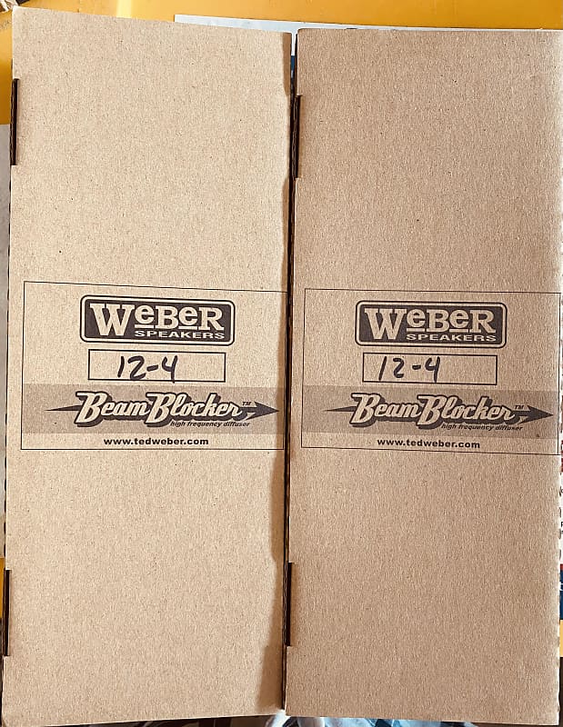 WEBER BEAM BLOCKERS FOR 12" SPEAKERS 2019 BLACK | Reverb UK