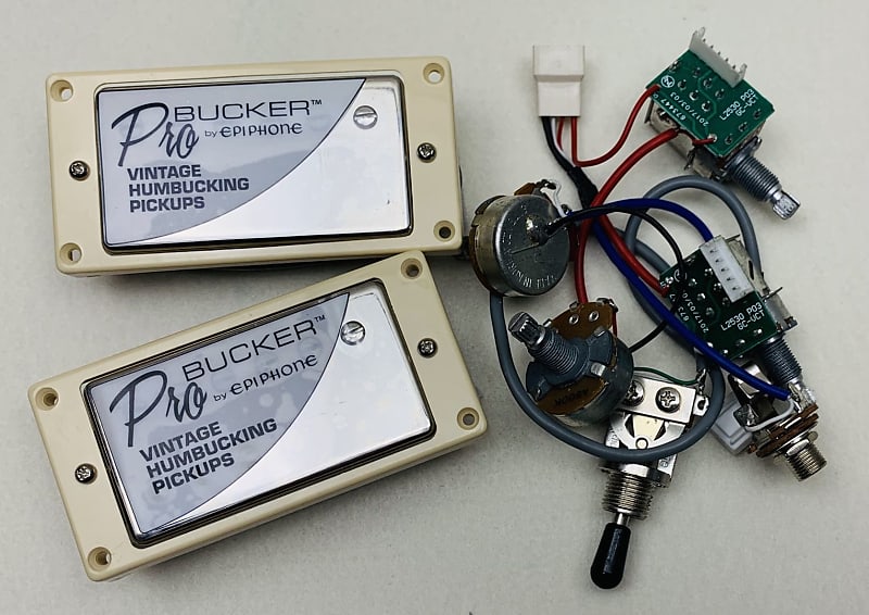 Epiphone Classic Plus ProBucker HUMBCKING Pickups With Wiring | Reverb