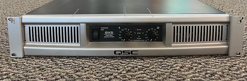 QSC GX5 700W 2-channel Power Amplifier - USED | Reverb