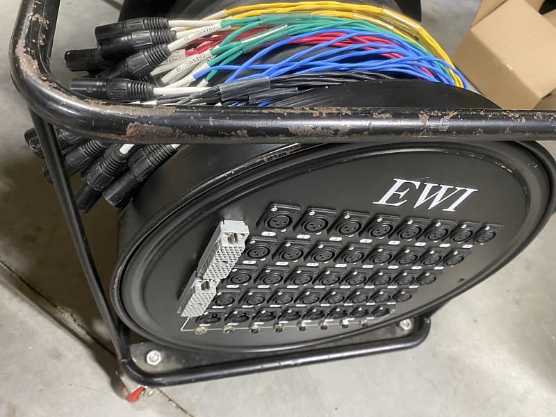 EWI 32x8 32 in 8 out split snake on reel | Reverb