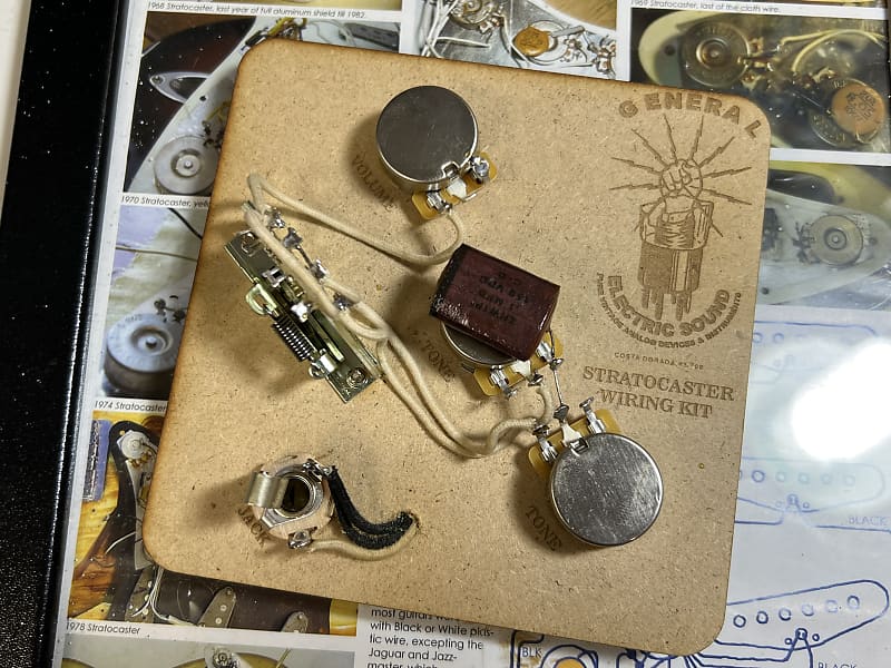 GVT 1954 - 1958 Prewired harness electronics Stratocaster ®️ | Reverb