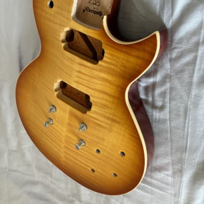Warmoth Regal LP Body Mahogany with Binding | Reverb