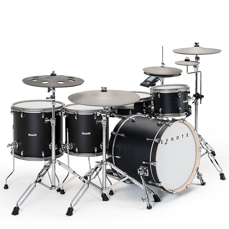 Efnote 7X electronic drum set with full size shells Black | Reverb