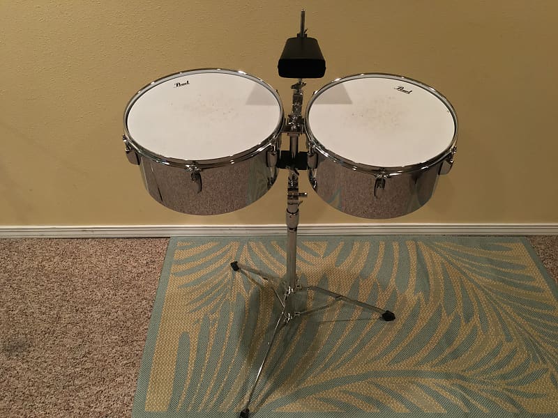 Pearl Primero Timbales - Steel | Reverb