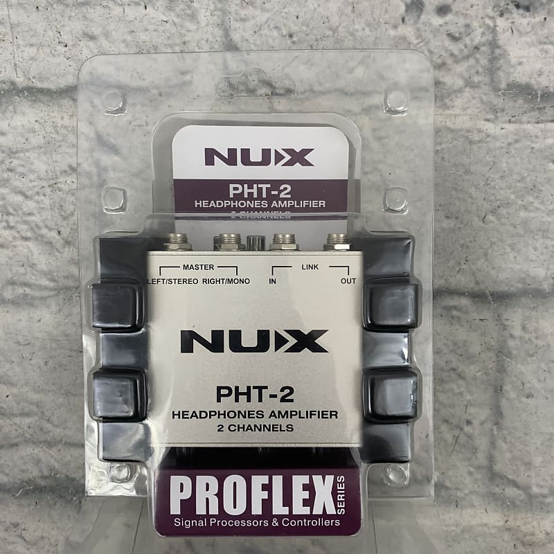 NuX PHT-2 Stereo Headphone Amplifier with RCA Aux In | Reverb