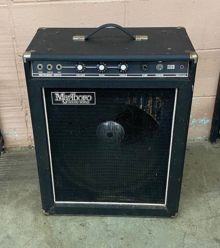 Working 15" Speaker from Marlboro 520B Bass Amplifier | Reverb
