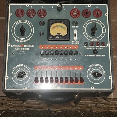General electric Tc-3A 1950’s tube tester/checker | Reverb
