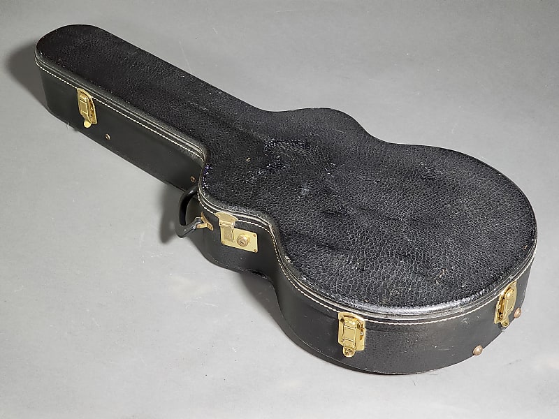 Ess & Ess Hollow Body Deep 1953 - Black / Orange Plush | Reverb