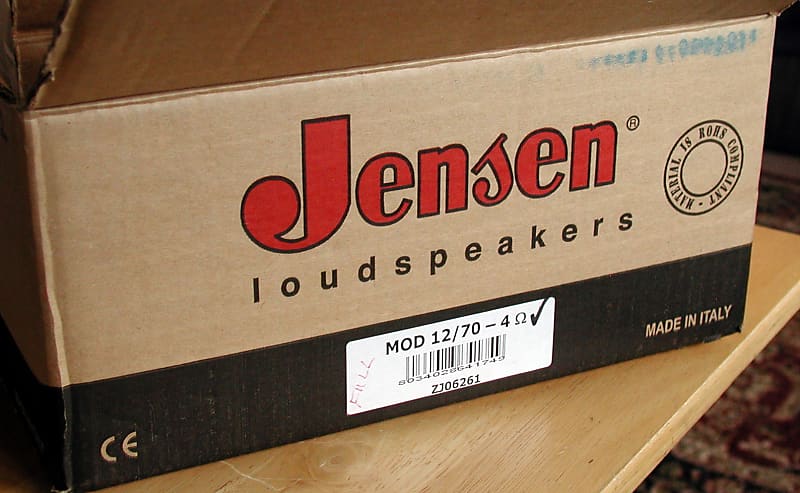 Jensen 12/70 4 Ohm 2016-2019 | Reverb