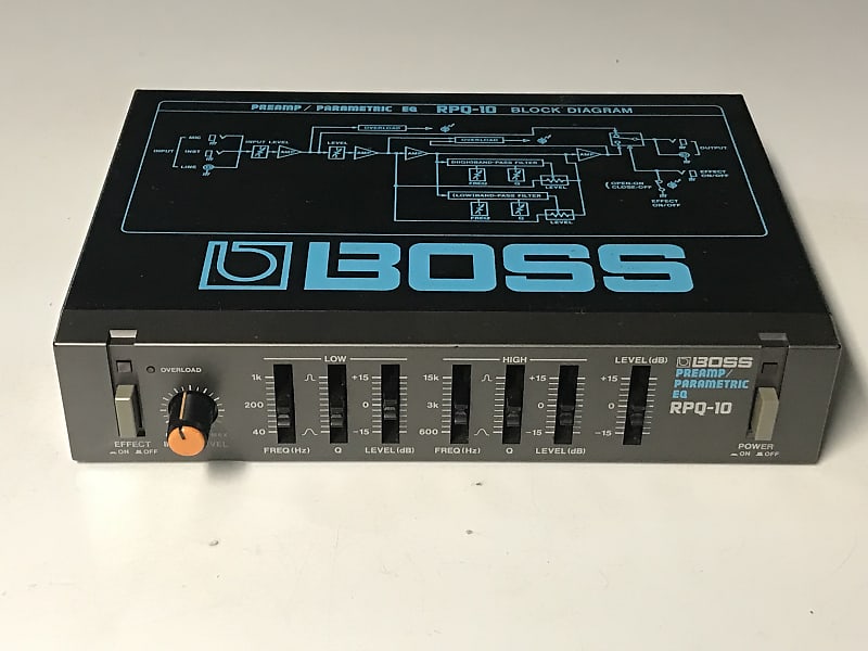 Boss RPQ-10 Preamp Parametric EQ | Reverb