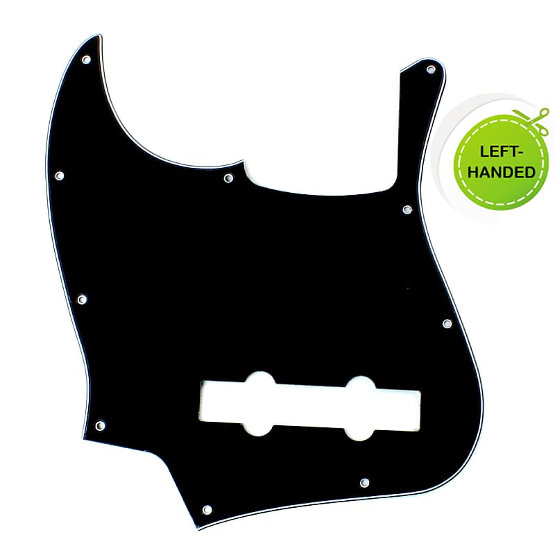Left-handed Pickguard For Jazz Bass Guitar 5 String JB ,3ply | Reverb