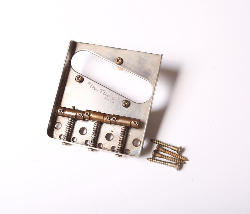 Gotoh In Tune Aged Relic Nickel Tele Telecaster bridge | Reverb