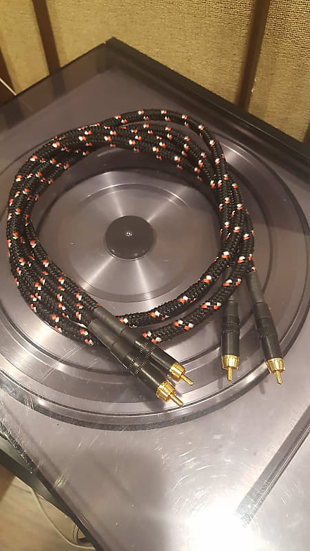 round 2 vintage audio custom RCA cables | Reverb