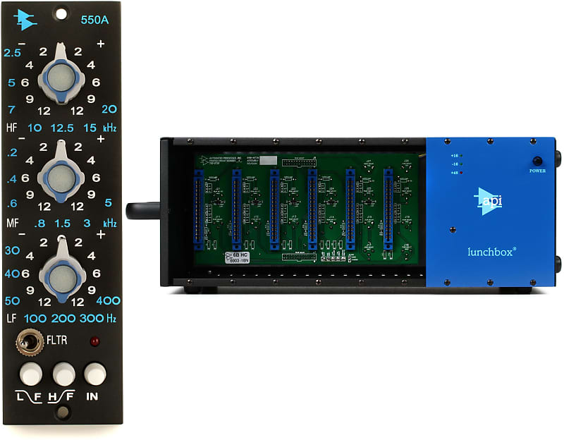 API 550A 500 Series 3-band Equalizer Bundle with API 500-6B | Reverb