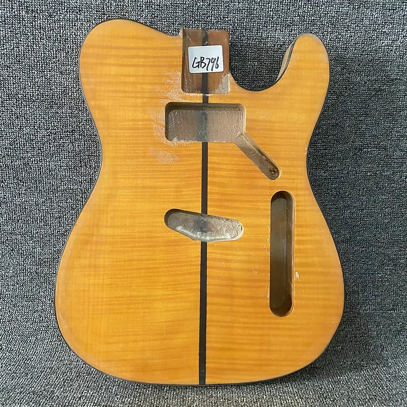 Solid Ash Wood Telecaster Tele Style Guitar Body with | Reverb UK
