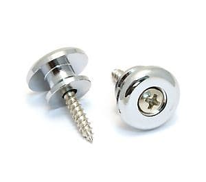 Ibanez Strap Button Deluxe Oversize Chrome x 2 | Reverb