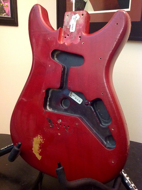 Fender Lead I / Lead II Body - Circa 1980 Transparent Red | Reverb
