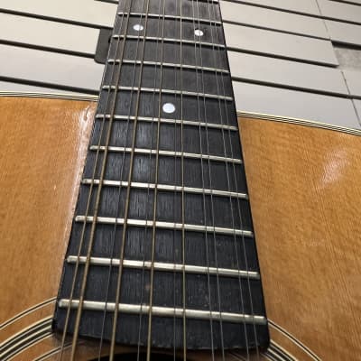 Yamaki Deluxe folk 431 12 string 1973 - Natural | Reverb