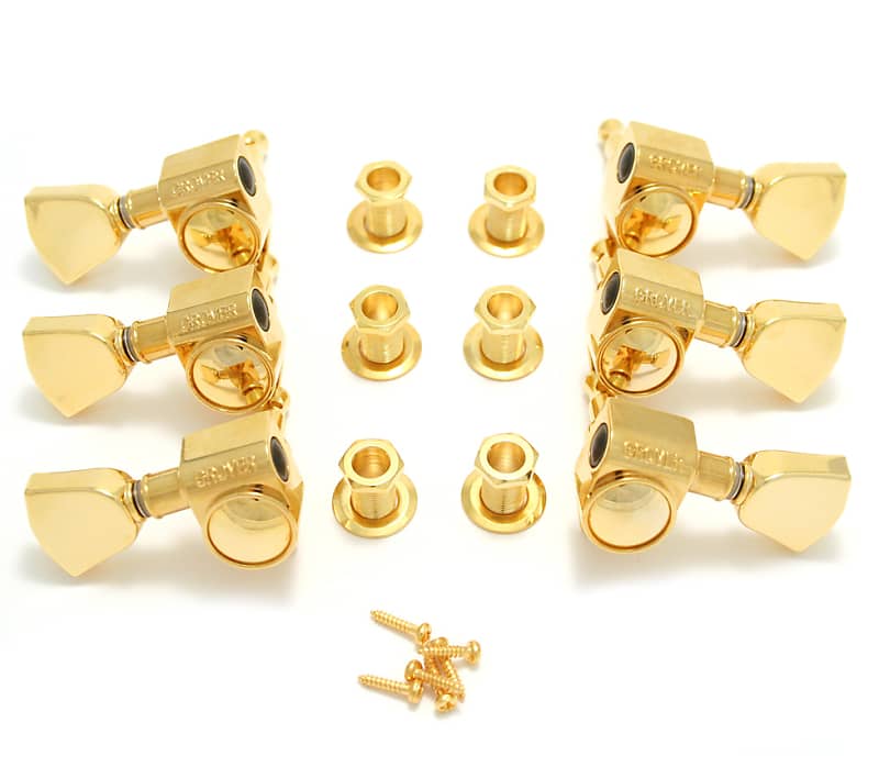 Grover Gold Keystone Button Rotomatic Tuners For | Reverb
