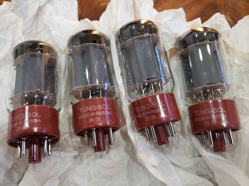 Tung Sol 5881 Power Tube Matched Quad | Reverb