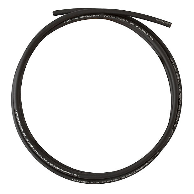 75' Lava Cable Mini ELC Cable - Black - (LC-LCMELCBK) | Reverb