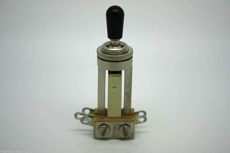 SWITCHCRAFT LONG STRAIGHT 3 WAY TOGGLE SWITCH PICKUP SELECTOR | Reverb