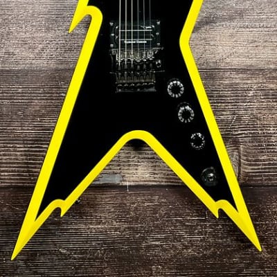 Dean Dimebag Razorback "Yellow Devil" Electric Guitar | Reverb