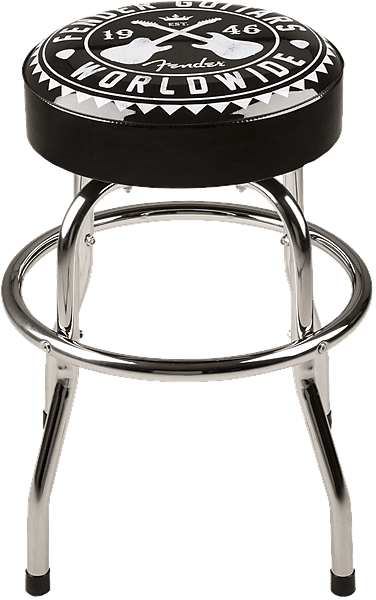 910-0445-000 Fender Guitar Worldwide Barstool/Guitar Swivel | Reverb