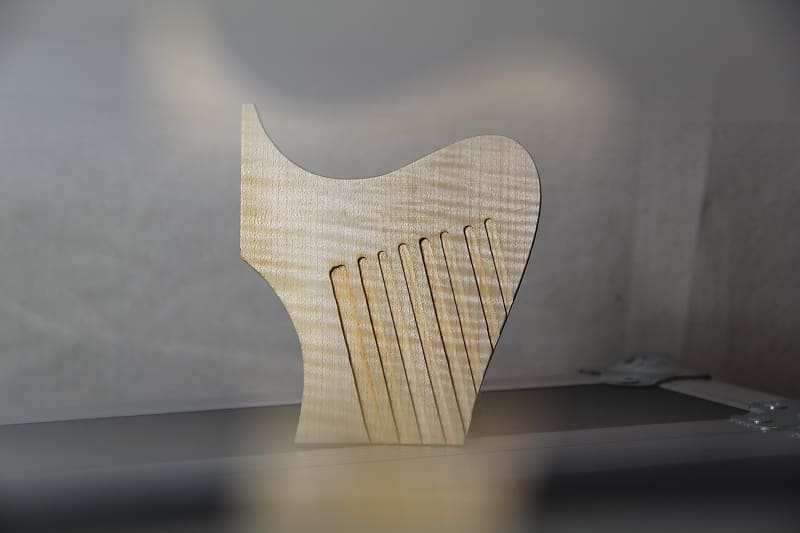 Custom Maple Scratchplate for Percussive Fingerstyle Acoustic | Reverb