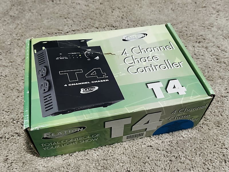 Elation Professional T4 4-Channel Chase Light Controller | Reverb