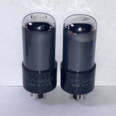 Sylvania 6V6GT Tubes, Matched Pair, NOS Testing, Matched | Reverb