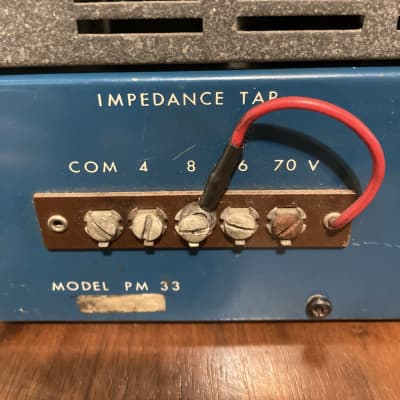 Bell sound systems Pacemaker model pm 33 1961 - Blue/white | Reverb