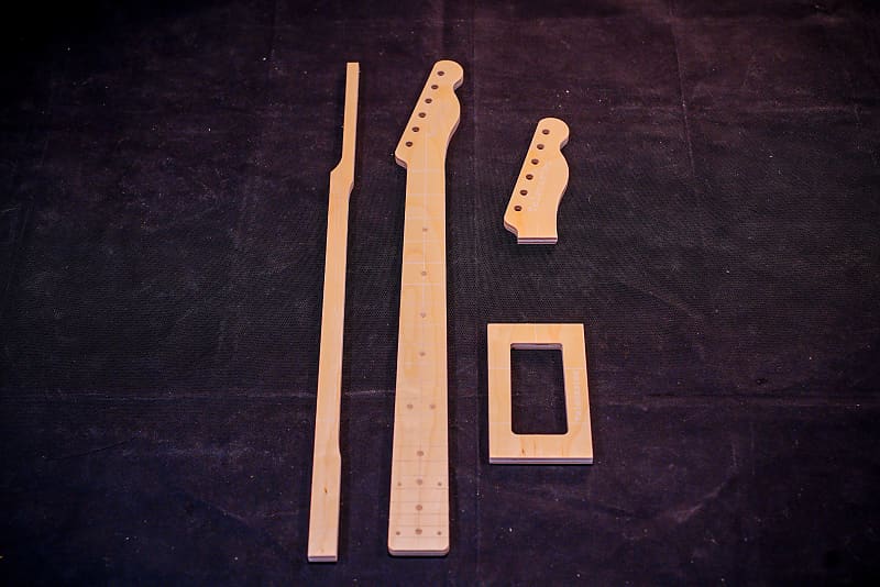 Guitar Templates ~ Telecaster Deluxe Neck Set ~ 1/2" Double | Reverb