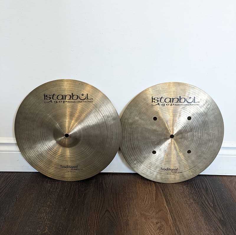 Istanbul Agop Traditional 14" Funk Hihats | Reverb