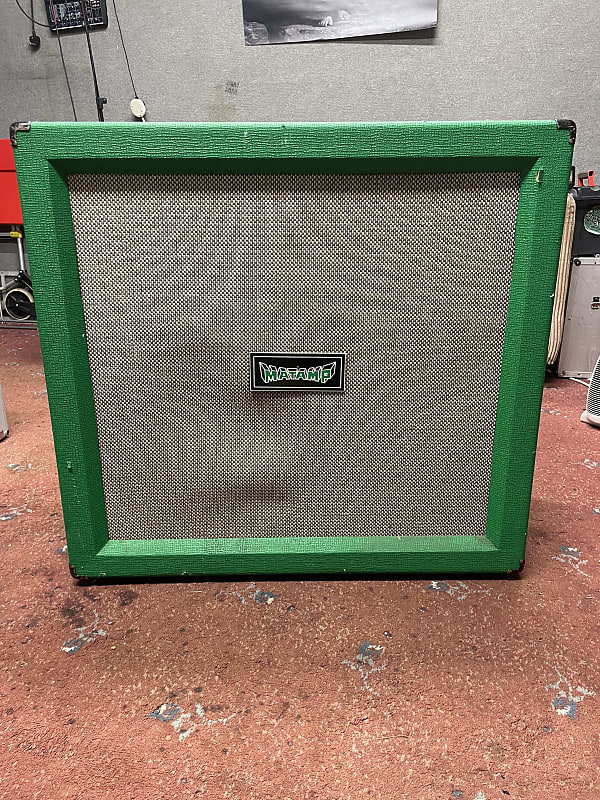 Matamp 2 x 15 guitar / bass cab mid to late 90s - Green | Reverb
