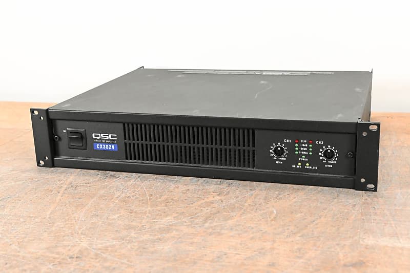 QSC CX302V 2-Channel Power Amplifier CG01ERK | Reverb Australia
