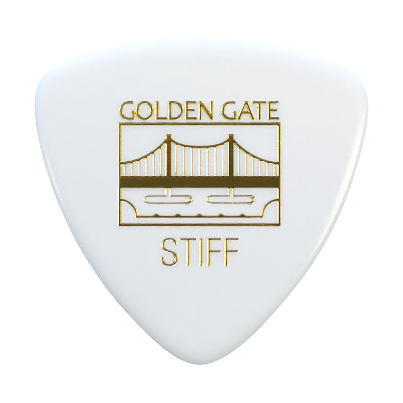 Golden Gate MP-304 Deluxe Flat Pick - Large Triangle - Stiff | Reverb