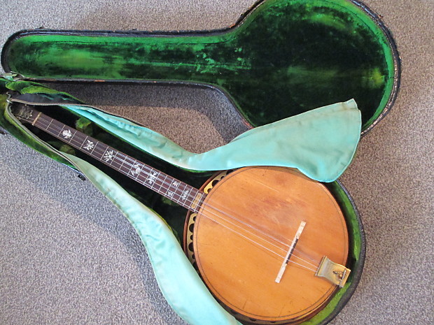 Paramount Style E Tenor Harp Banjo 1925 natural | Reverb UK