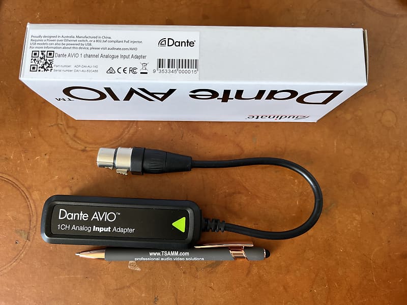 Audinate AVIO 1x0 Mono INPUT | Reverb