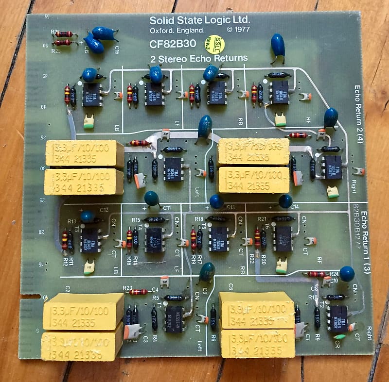 Solid State Logic E Series CF82B30 Centre Section Card 1980 | Reverb