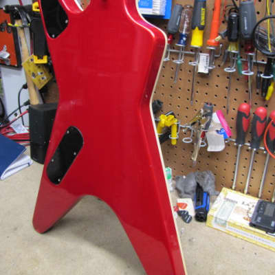 Dean ML Bass 1983 - Candy Apple Red - Real Deal USA Bass | Reverb