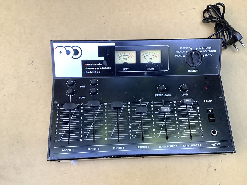 Vintage Mixer mixing desk with NOB logo ( dutch broadcast | Reverb UK